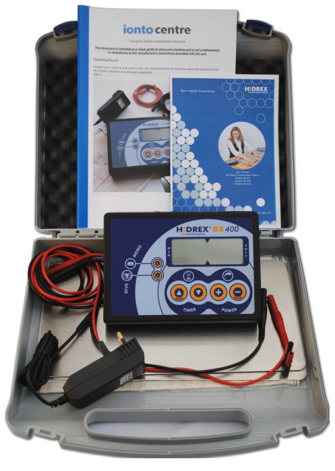 Hidrex GS400 Iontophoresis Machine :: Sports Supports | Mobility ...