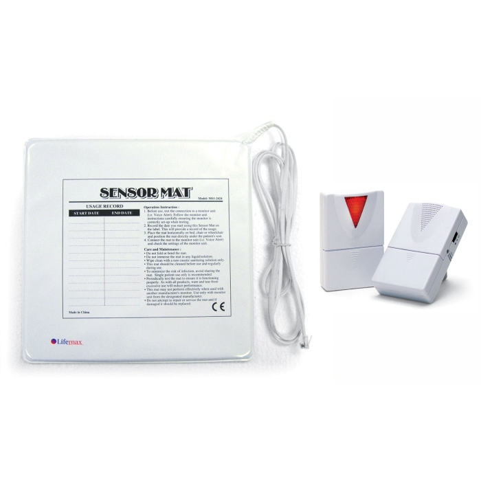 Wireless Care Alarm Kit With Chair Leaving Sensor Mat Sports
