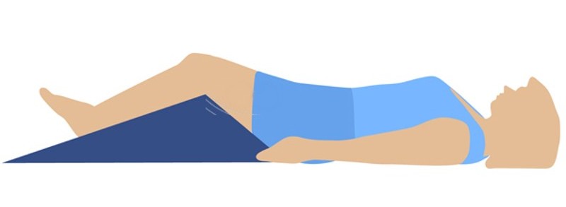 Double Knee Leverage Raised Bed Wedge | Health and Care