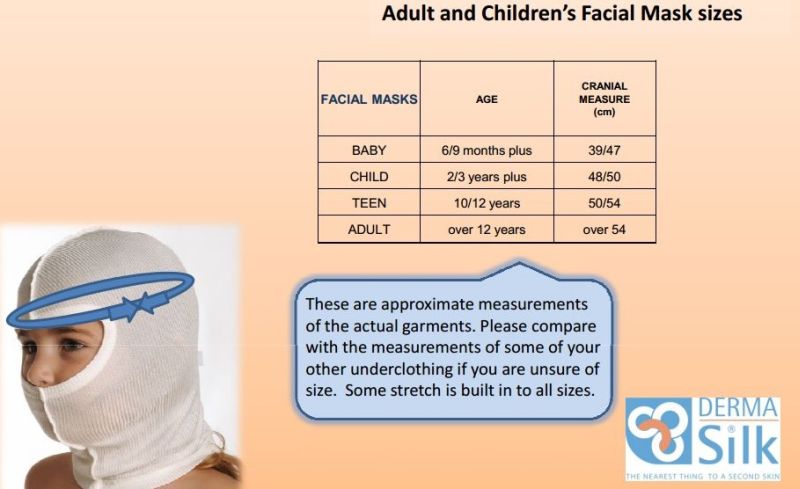 DermaSilk Adult Mask | Health and Care