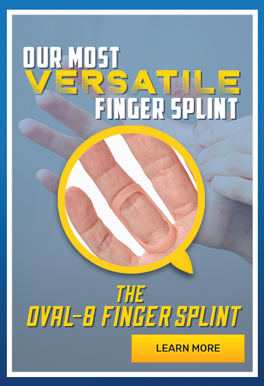 How To Wear the Oval-8 Finger Splint | Health and Care