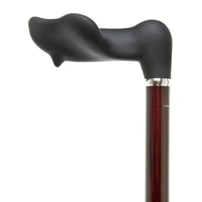 Telescopic Fischer Black Left-Handed Cane | Health and Care