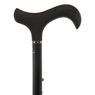 Telescopic Black Walking Stick | Health and Care