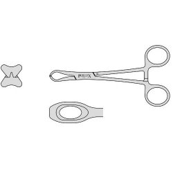 Lane Tissue Forceps With 1 Into 2 Teeth And Box Joint 200mm | Health ...