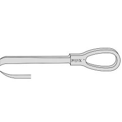 Bristow Bone Elevator Sharp Blade With A Hollow Handle 230mm Curved ...