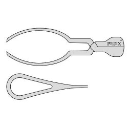Simpson Obstetric Forceps Long Model 300mm | Health and Care