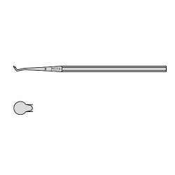 Double Ended Swan Neck Probe With Round / Spoon Head 155mm Angled ...