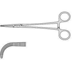 Vasectomy Forceps Sharp Curved And Box Joint 150mm Curved | Health and Care