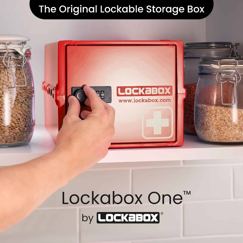 Lockabox One™ Medicine Box (Medi Blue) | Health and Care