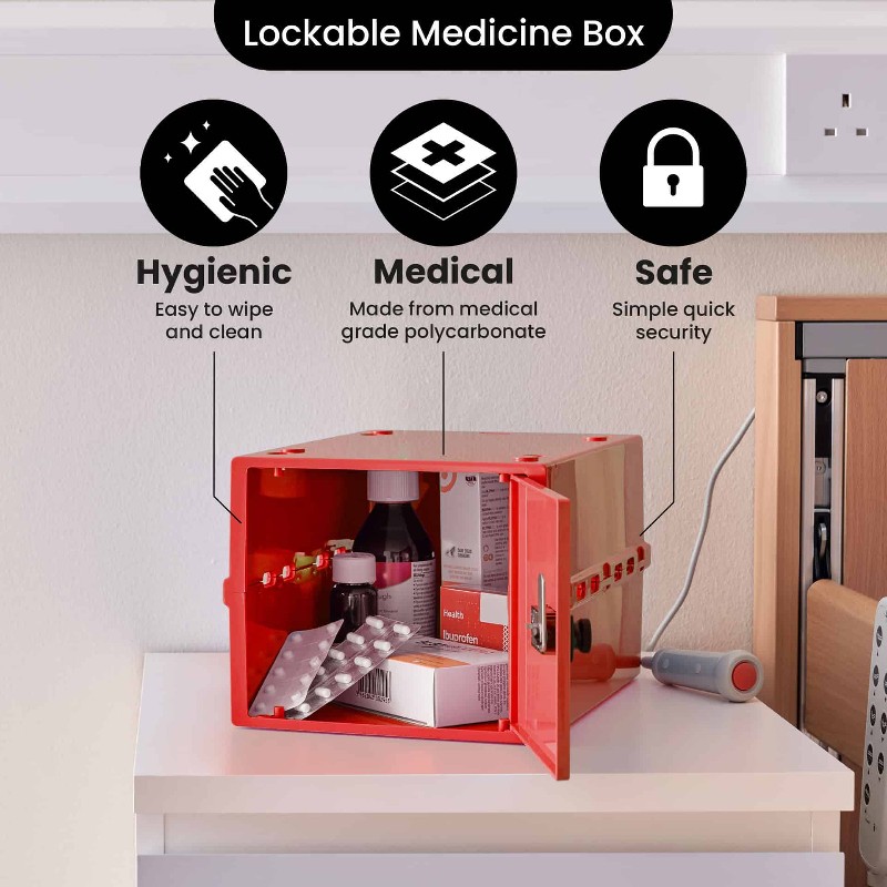 Lockabox One™ Medicine Box (Medi Blue) | Health and Care