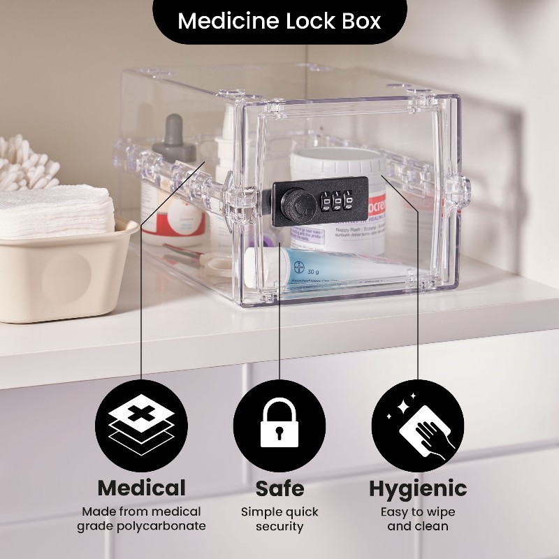 Lockabox One™ Lockable Storage Box | Health and Care