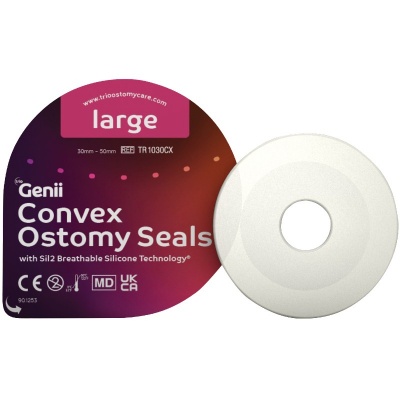 Genii Convex Seals Large 30-50mm 10pk | Health and Care