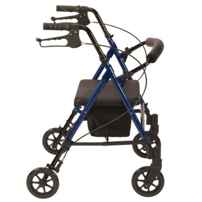Drive Medical R8 Blue Adjustable Rollator | Health and Care