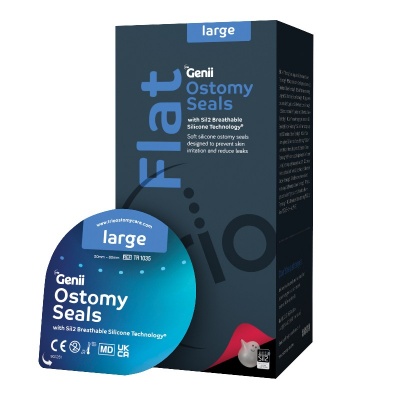 Genii Flat Ostomy Seals (50-80mm) 30pk | Health and Care