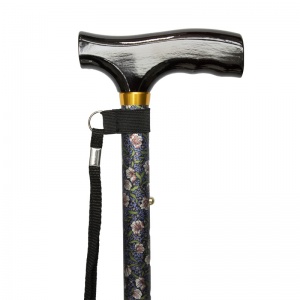 Homecraft Wild Rose Folding Walking Stick | Health and Care