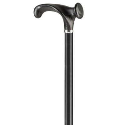 Black Adjustable Anatomical Walking Stick | Health and Care
