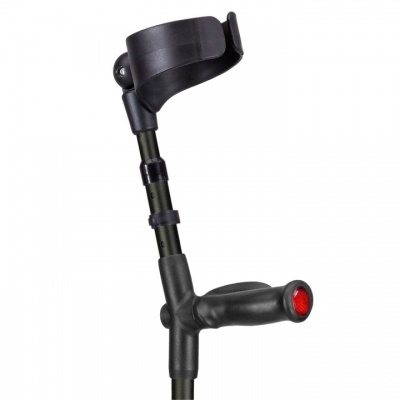 Ossenberg Black Closed-Cuff Forearm Crutch | Health and Care