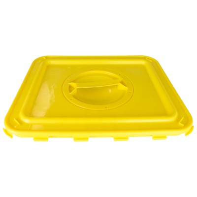 Yellow Lid for WIVA Waste Container | Health and Care