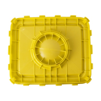Yellow Lid for WIVA Waste Container | Health and Care