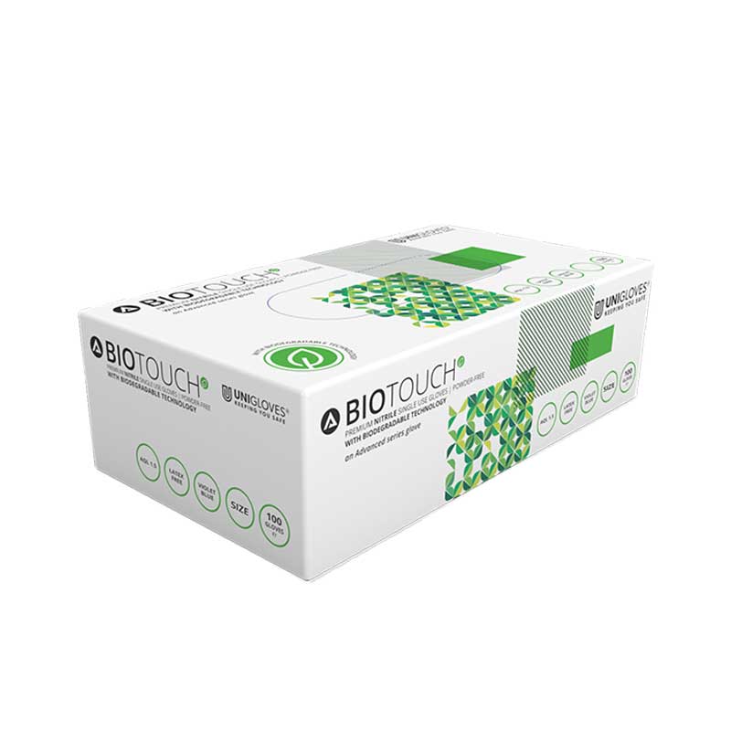 Unigloves Biotouch Biodegradable Work Gloves | Health and Care