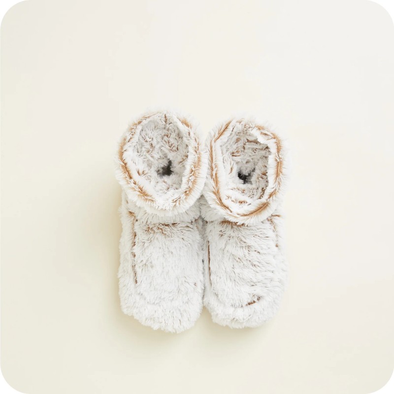 Warmies Classic Soft Slipper Boots (Beige) | Health and Care