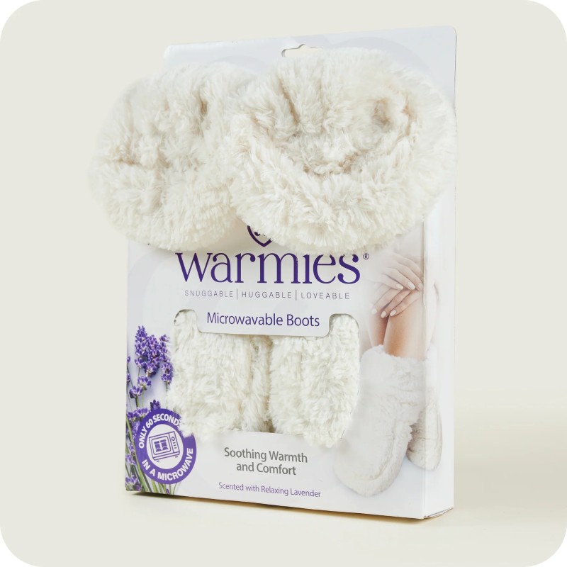 Warmies Classic Soft Slipper Boots (Grey) | Health and Care