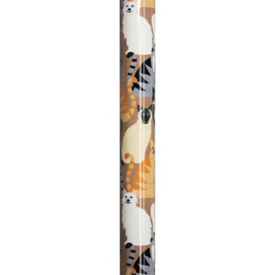 Adjustable Aluminium Derby Walking Cane (Cats) | Health and Care