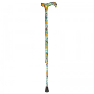 Adjustable Aluminium Derby Cane (Fruit Salad) | Health and Care