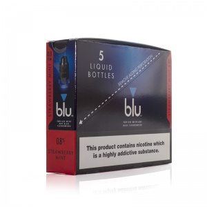 Blu Pro Strawberry Mint E-Liquid (Pack of Five) | Health and Care