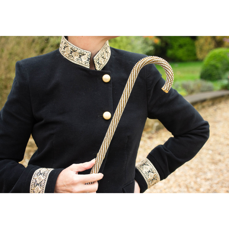 Brass Cane Encrusted with Swarovski Elements | Health and Care