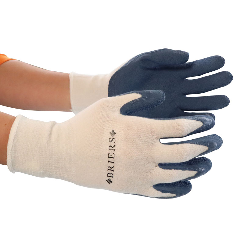 Briers Blue/Cream Bamboo Gardening Gloves | Health and Care