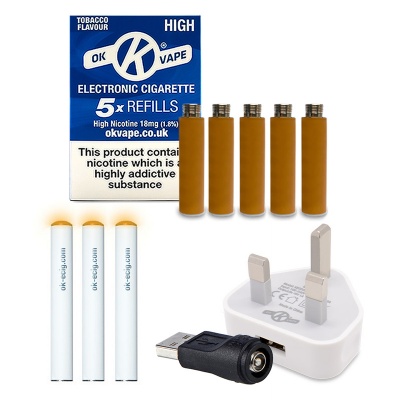 OK Vape Refills from £5.50 per Pack | Health and Care