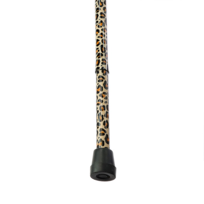 Zebra Print Mini Folding Walking Stick | Health and Care
