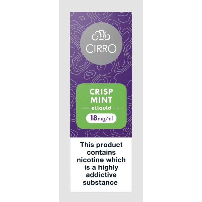 Cirro Crisp Mint E-Liquid (18mg) | Health and Care