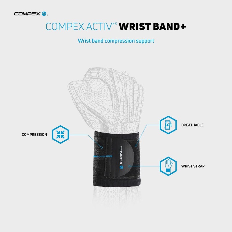 Compex Activ' Wrist+ Compression Brace | Health and Care
