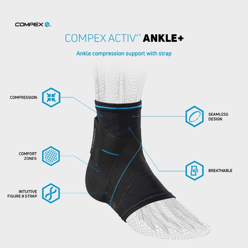 Compex Activ' Wrist+ Compression Brace | Health and Care