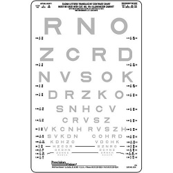 Pelli-Robson Contrast Sensitivity Chart | Health and Care
