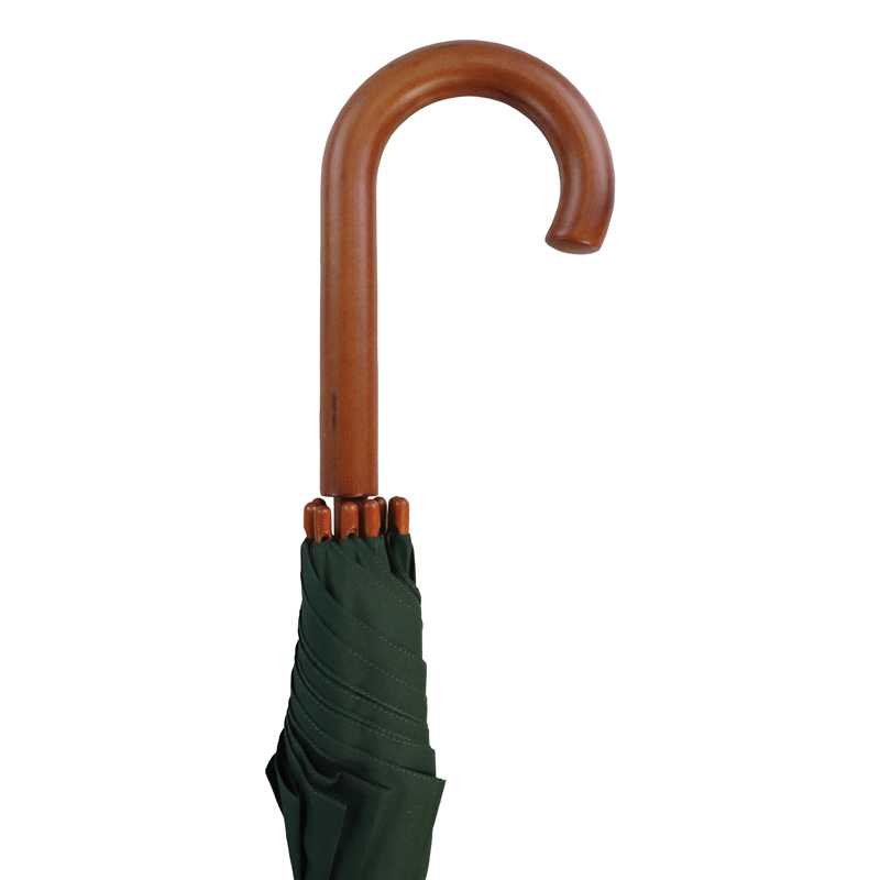 Classic Crook-Handle Large Green Umbrella | Health and Care