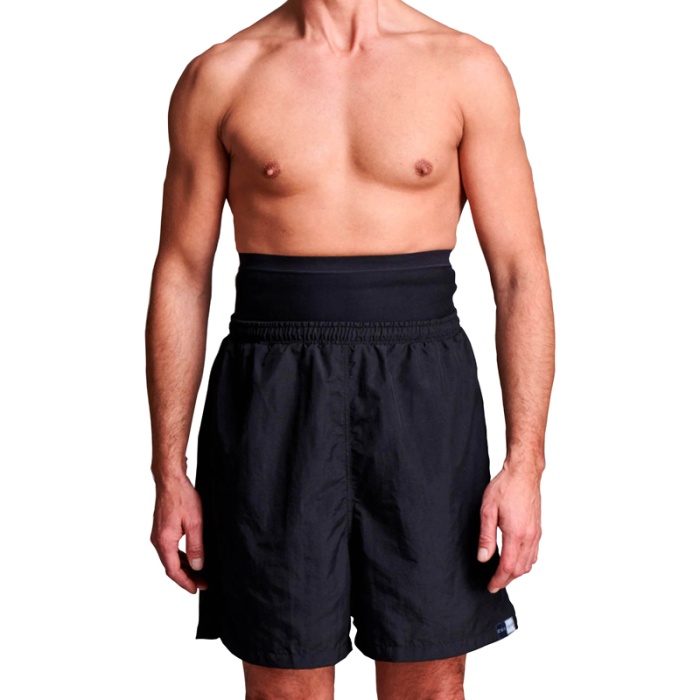 CUI Men's Navy Ostomy Twin Pocket Trunks | Health and Care