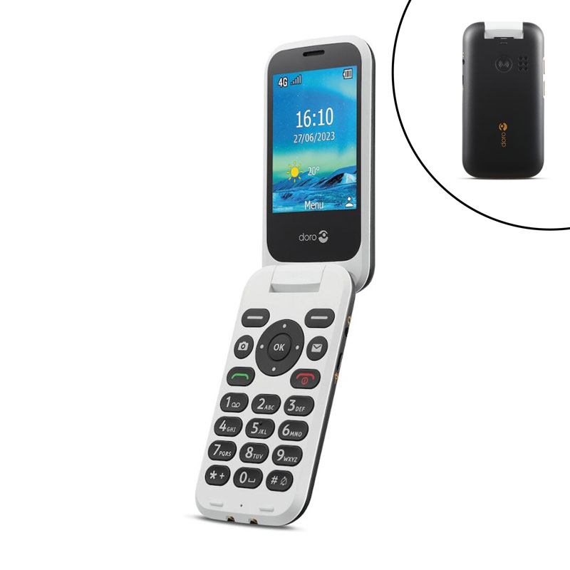 Doro 2800 Large Display Flip Mobile Phone | Health and Care