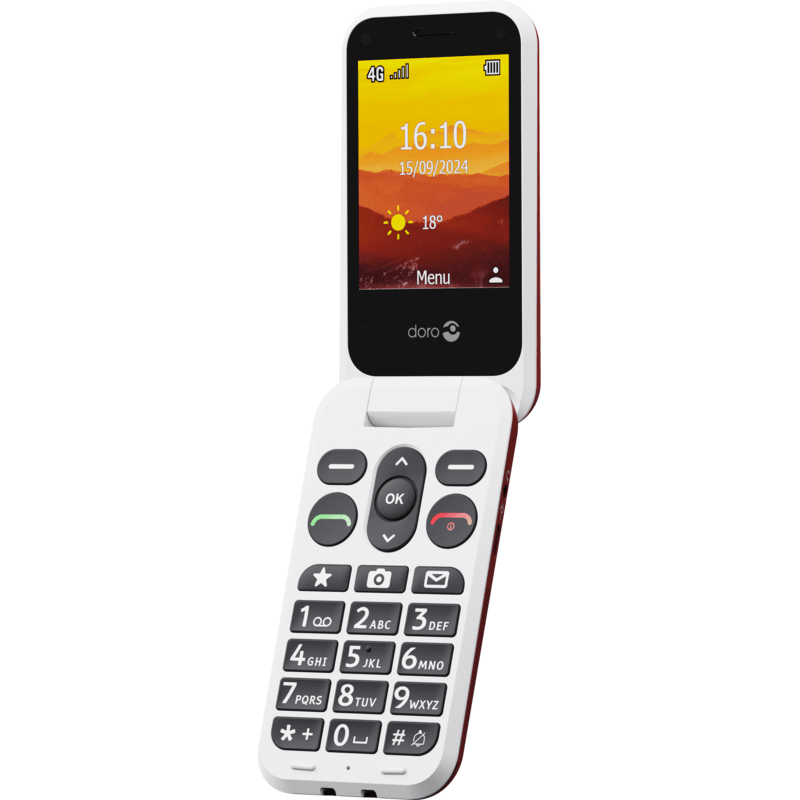 Doro Leva L30 GPS Mobile Phone (Red) | Health and Care