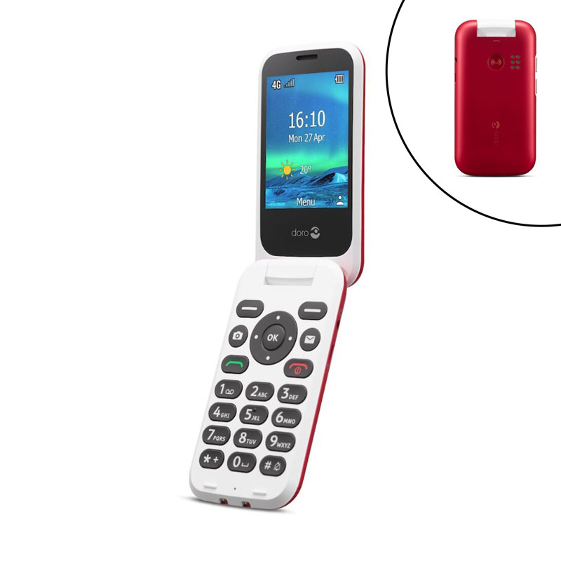 Doro 2800 Large Display Flip Mobile Phone | Health and Care