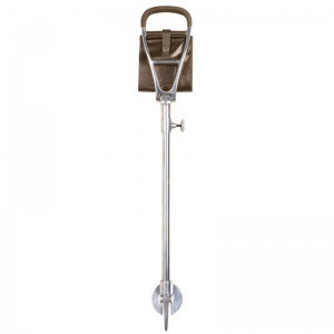 Economy Brown Leather Adjustable Shooting Seat Stick | Health and Care