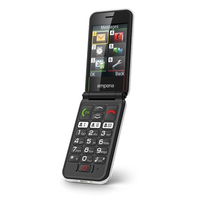 Emporia TouchSmart V188 Touchscreen Flip Phone | Health and Care