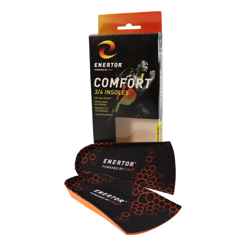 Enertor Comfort 3/4 Length Shock Insoles | Health and Care