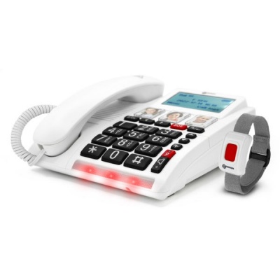 Geemarc CL9000 4G Corded SIM Home Phone | Health and Care
