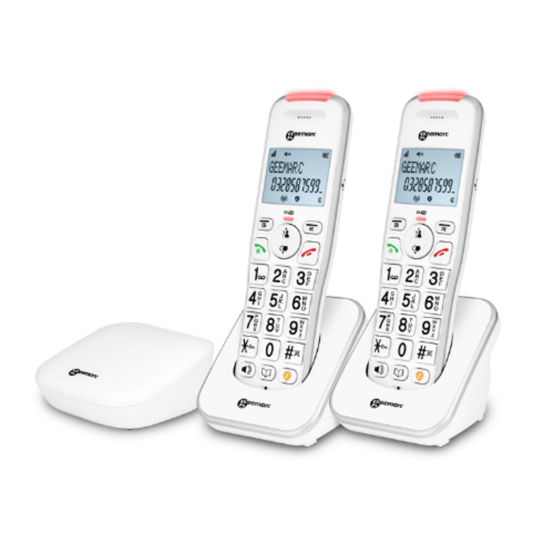 Geemarc Liberty 200 Cordless Phones & Base | Health and Care