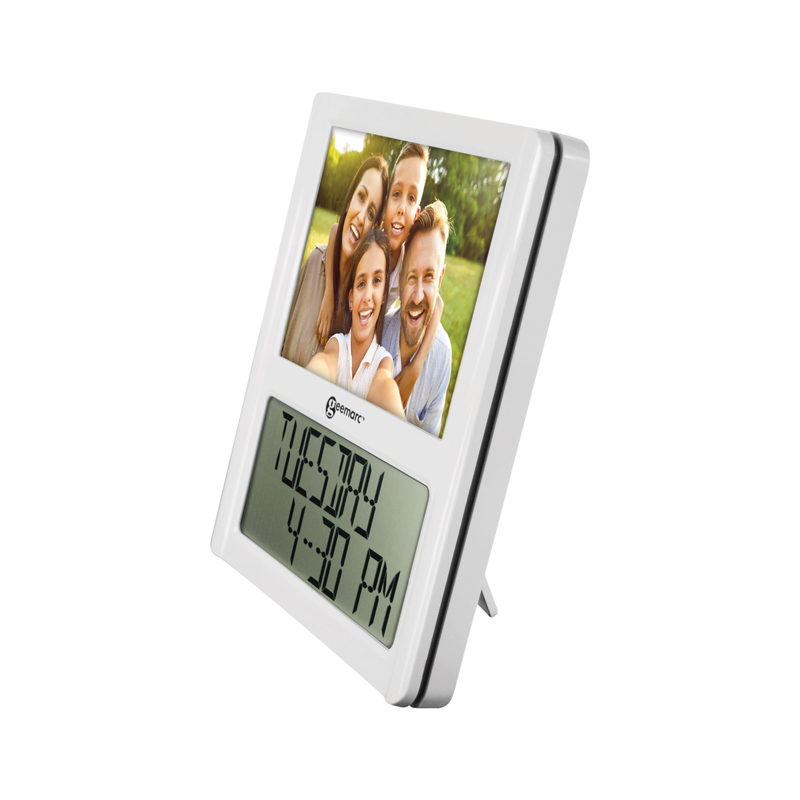 Geemarc Digital Clock with Picture Frame | Health and Care
