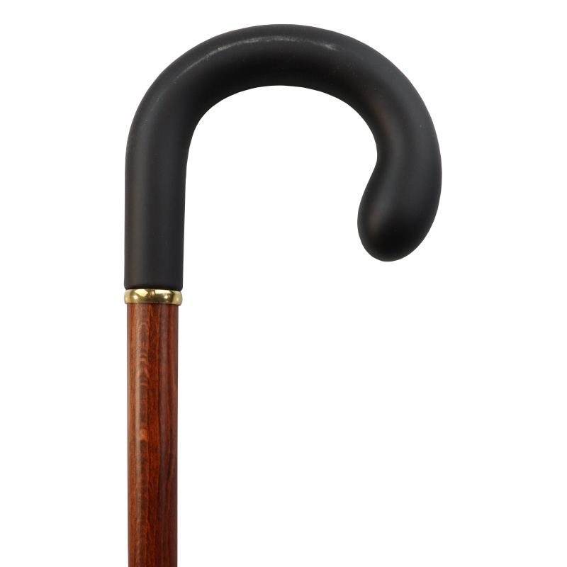 Hardwood Walking Cane with Crook Handle | Health and Care