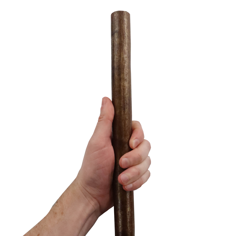 Hazel 54" Fit Up Walking Stick Shaft with Metal Ferrule | Health and Care